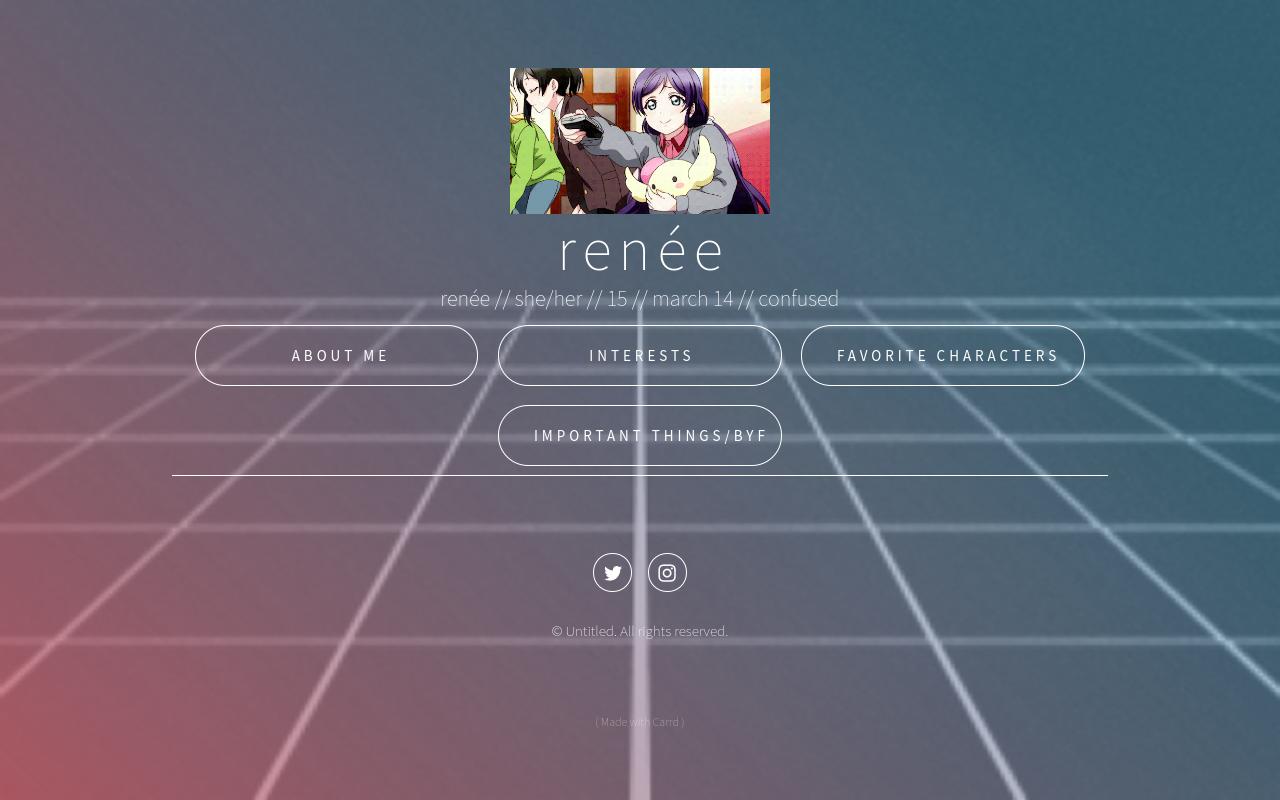 Renée's Info